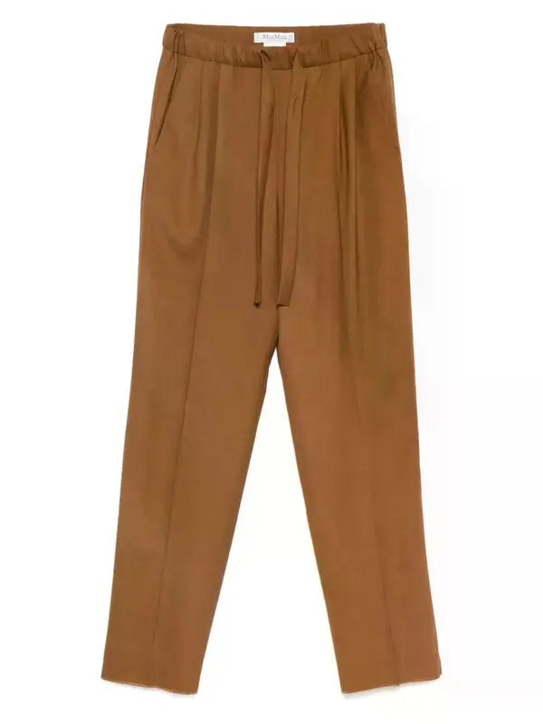 Max Mara Virgin Wool Straight-leg Trousers