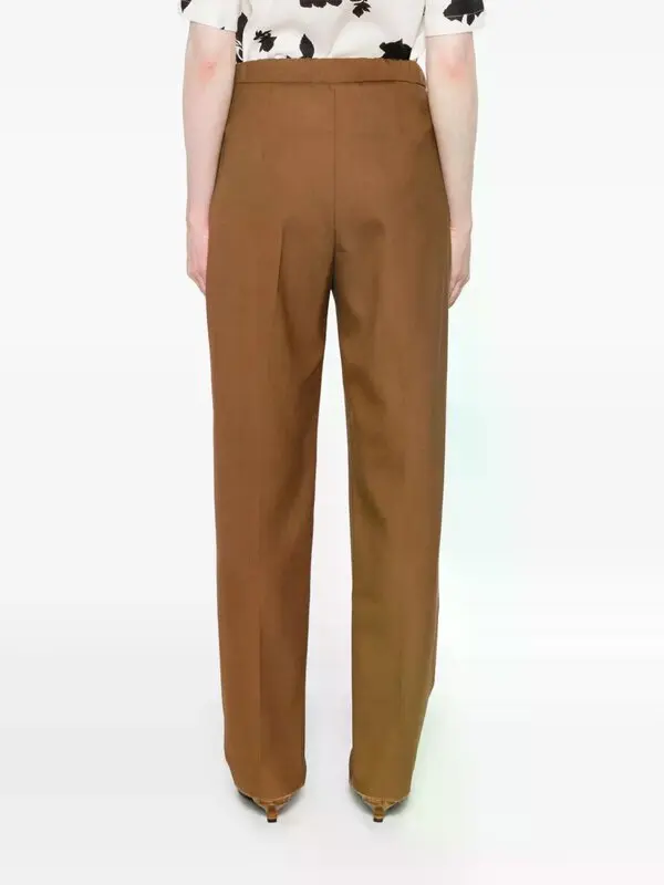 Max Mara Virgin Wool Straight-leg Trousers