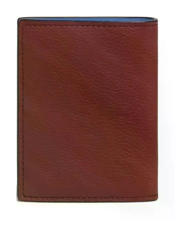 Marni Leather Bifold Wallet - Red