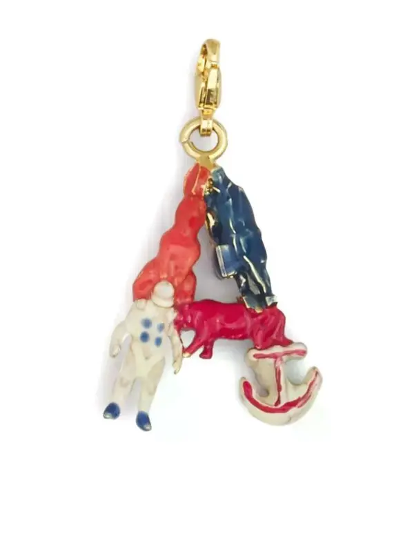 Marni Alphabet 'a' Charm Necklace - Multicolour
