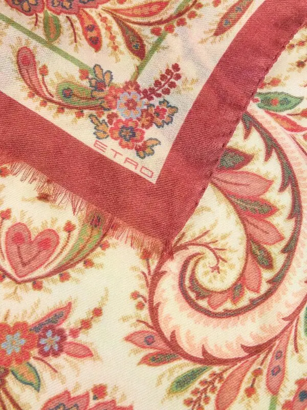Etro Paisley-print Scarf - Neutrals