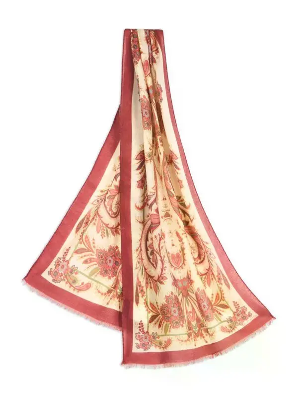 Etro Paisley-print Scarf - Neutrals