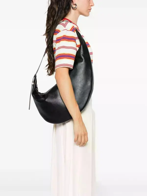 Marni Leather Shoulder Bag - Black