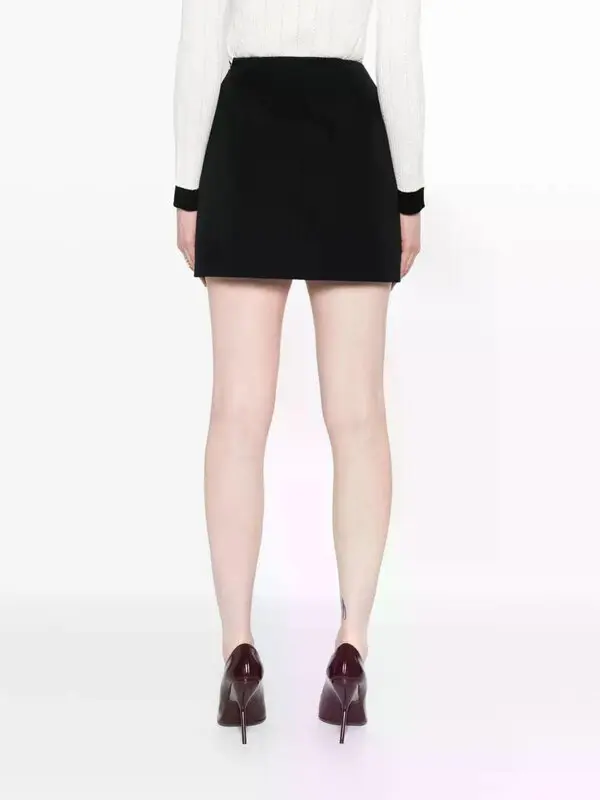 Balmain Virgin Wool High-waisted Skirt