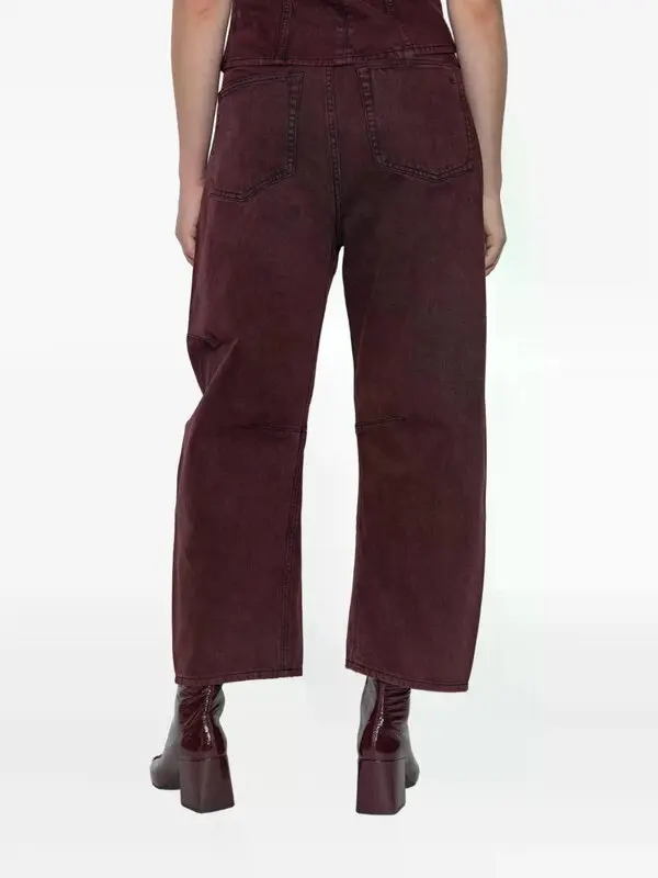 Rag & Bone High-rise Five-pocket Jeans - Red