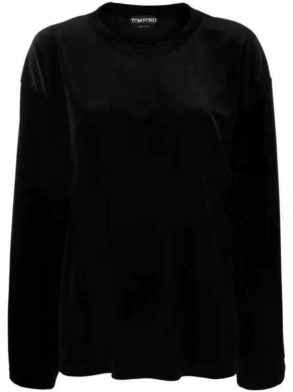 TOM FORD Velour Crewneck Sweatshirt