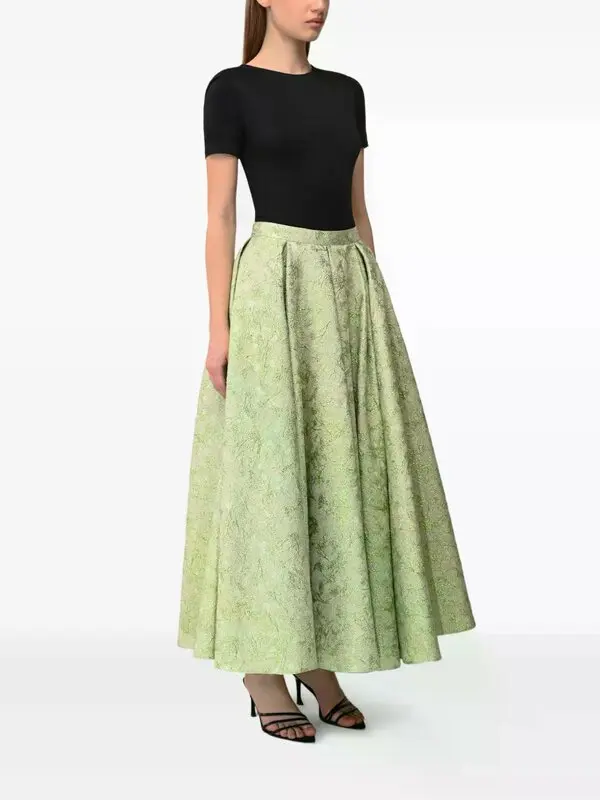 ANOUKI Pleated Maxi Skirt