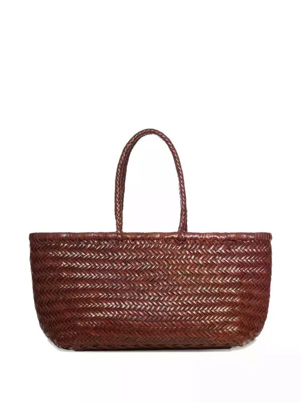 Dragon Diffusion Large Braided Tote Bag - Brown