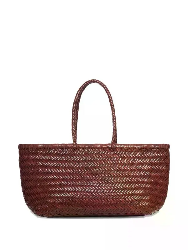 Dragon Diffusion Large Braided Tote Bag - Brown