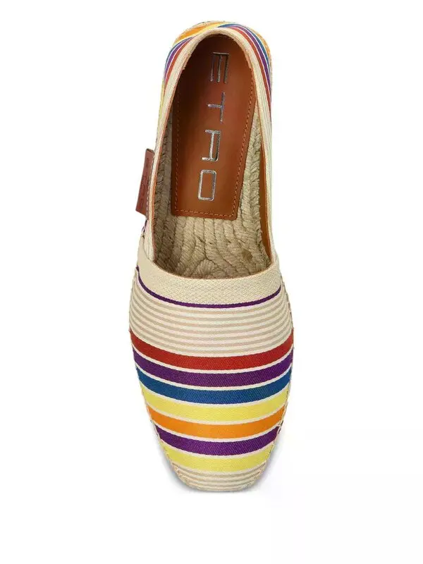 Etro Striped Espadrilles