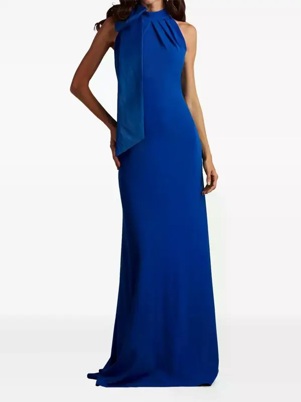 Tadashi Shoji Halterneck Maxi Dress