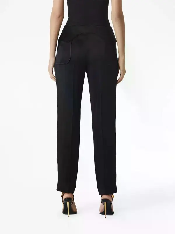 TOM FORD Pressed-crease Tapered-leg Trousers