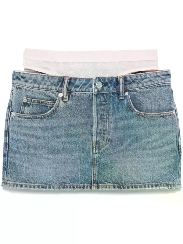 Alexander Wang Mini Denim Skirt