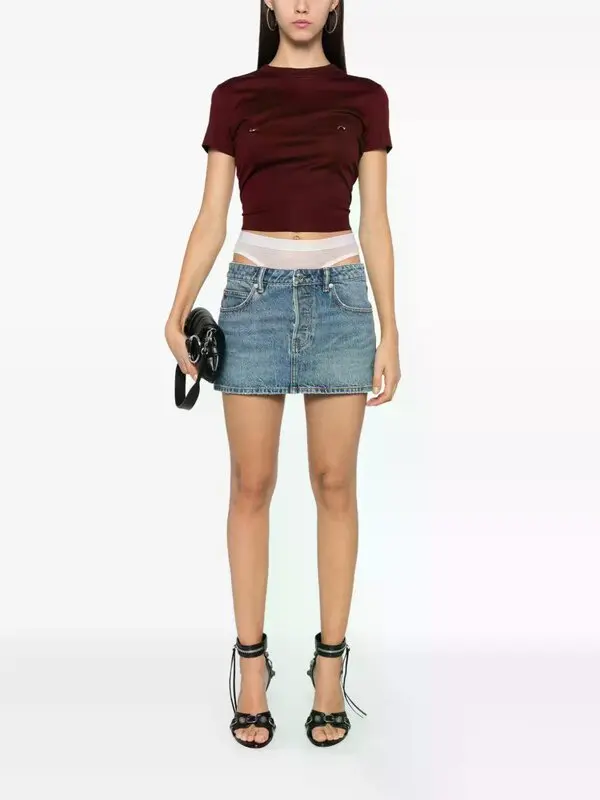 Alexander Wang Mini Denim Skirt