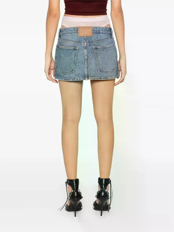 Alexander Wang Mini Denim Skirt