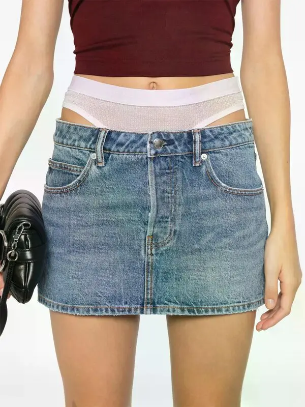 Alexander Wang Mini Denim Skirt