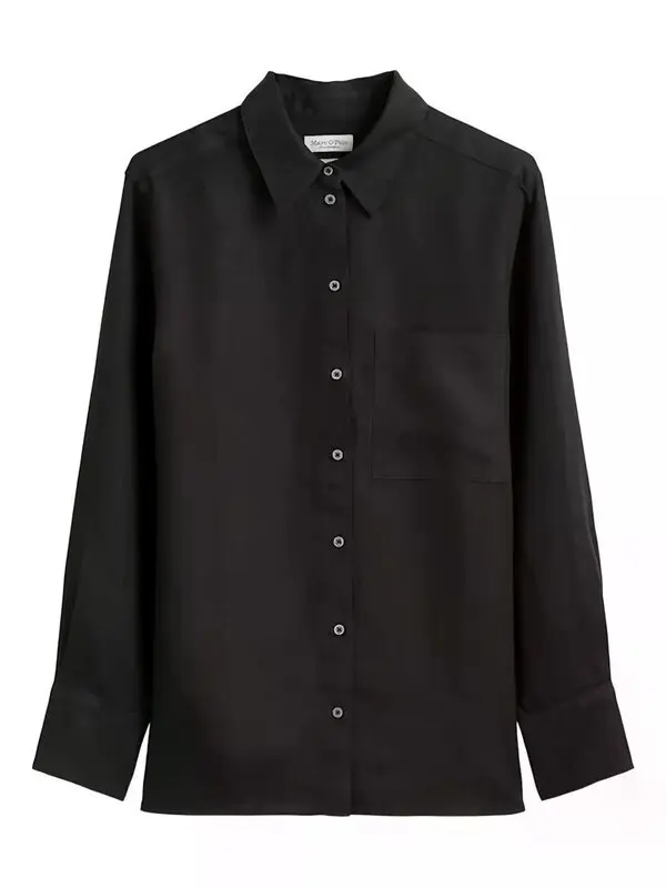 Marc O'polo Linen Button-down Shirt - Black