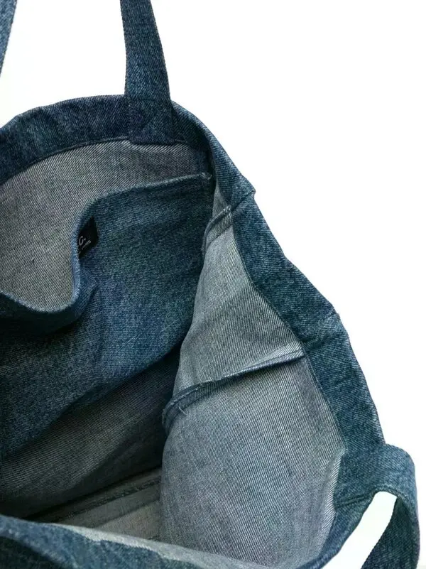 A.p.c. Logo-print Denim Tote Bag