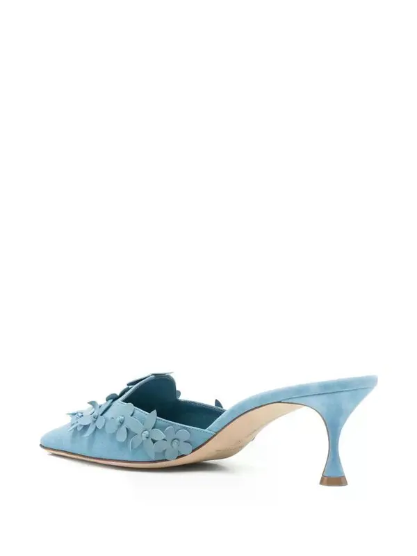 Manolo Blahnik 50mm Harnes Mules