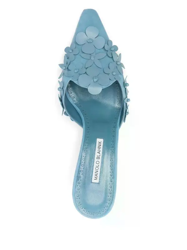 Manolo Blahnik 50mm Harnes Mules