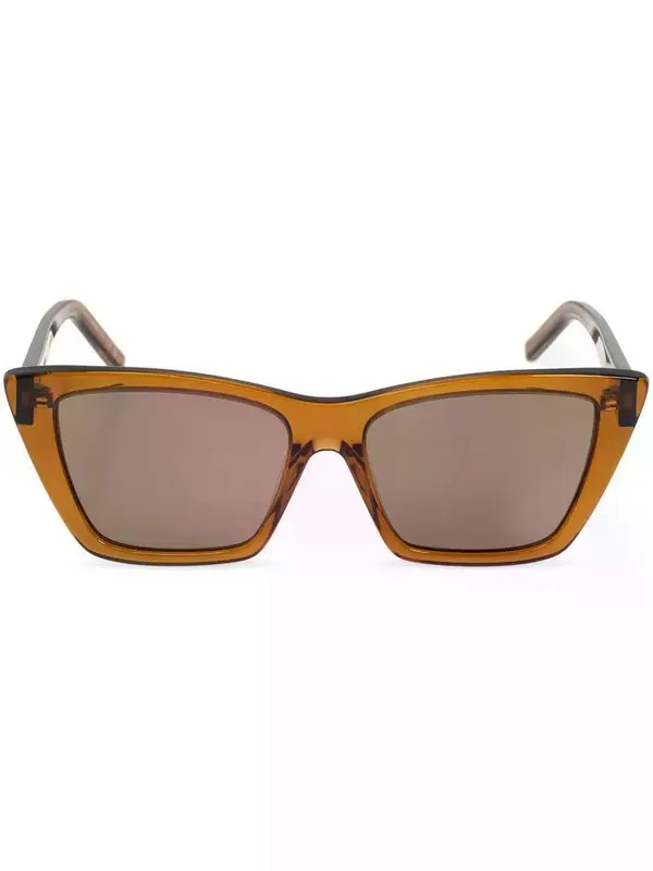 Saint Laurent Sl 276 Mica Cat-eye Sunglasses - Brown