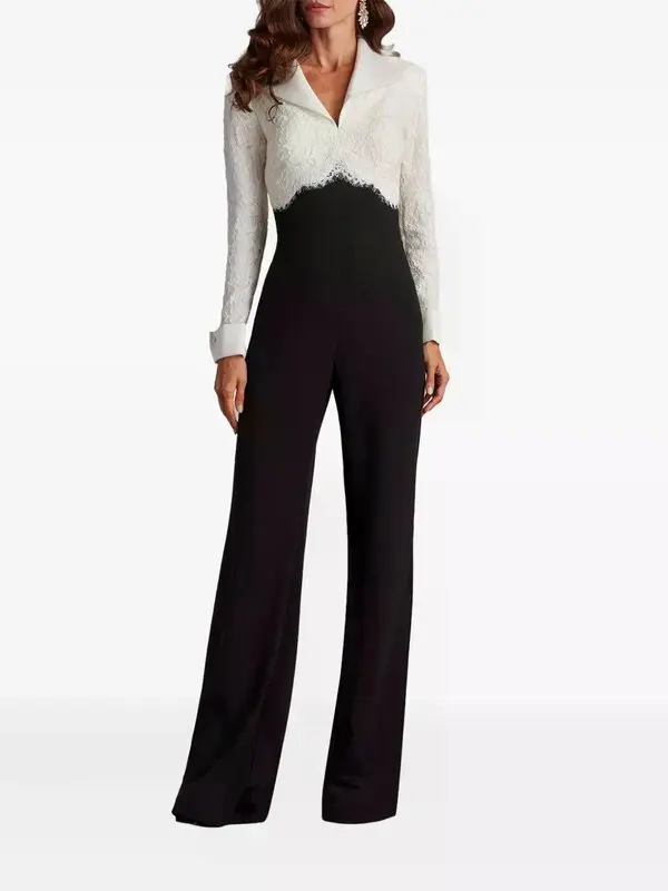 Tadashi Shoji Lace-panel Jumpsuit