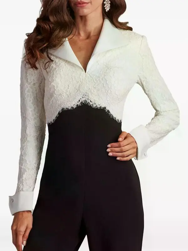 Tadashi Shoji Lace-panel Jumpsuit