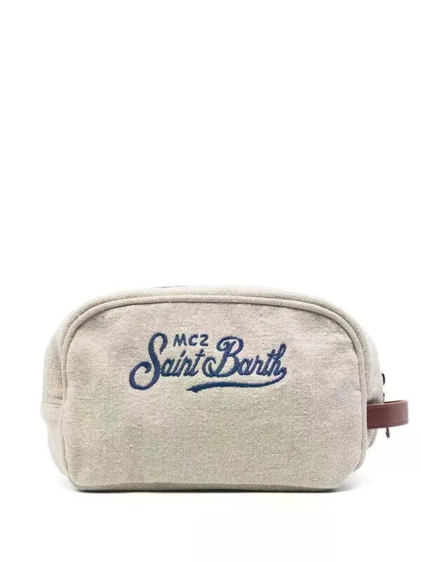 MC2 SAINT BARTH Embroidered Logo Make-up Bag