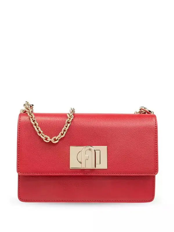 Furla Ballerina Leather Crossbody Bag - Red