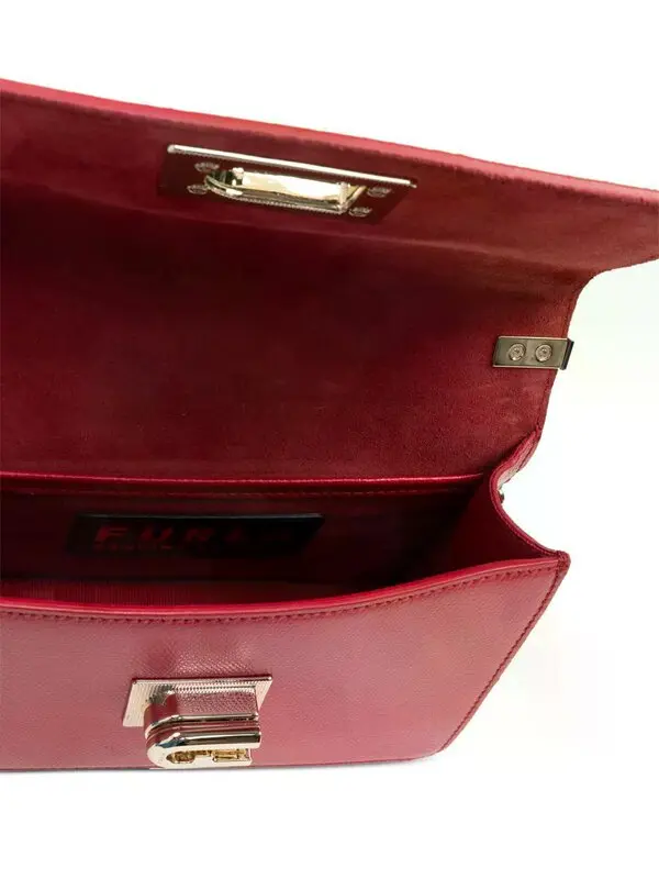 Furla Ballerina Leather Crossbody Bag - Red