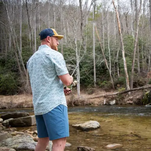 MOUNTAIN KHAKIS Nylon Deck Shorts - Blue Ridge