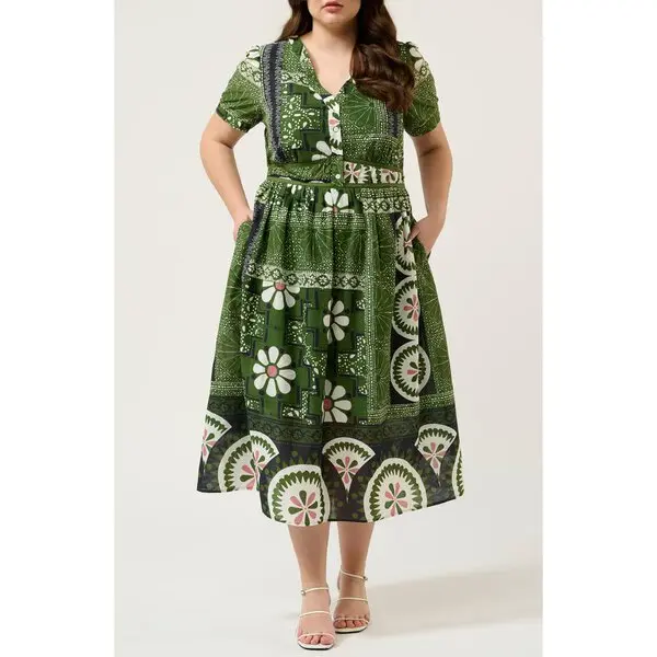 ESTELLE Ethereal Printed Maxi Dress