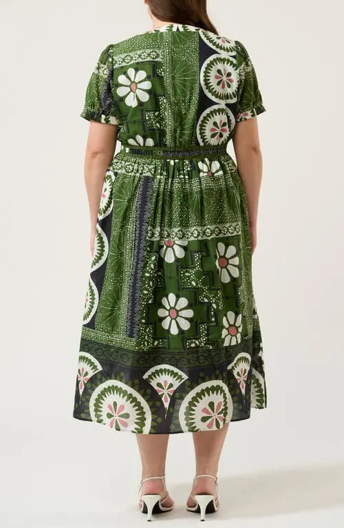 ESTELLE Ethereal Printed Maxi Dress