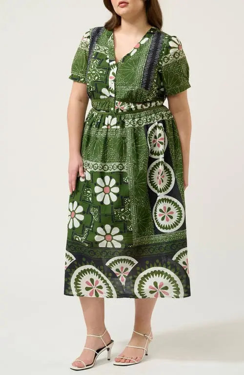 ESTELLE Ethereal Printed Maxi Dress