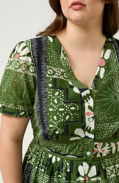 ESTELLE Ethereal Printed Maxi Dress