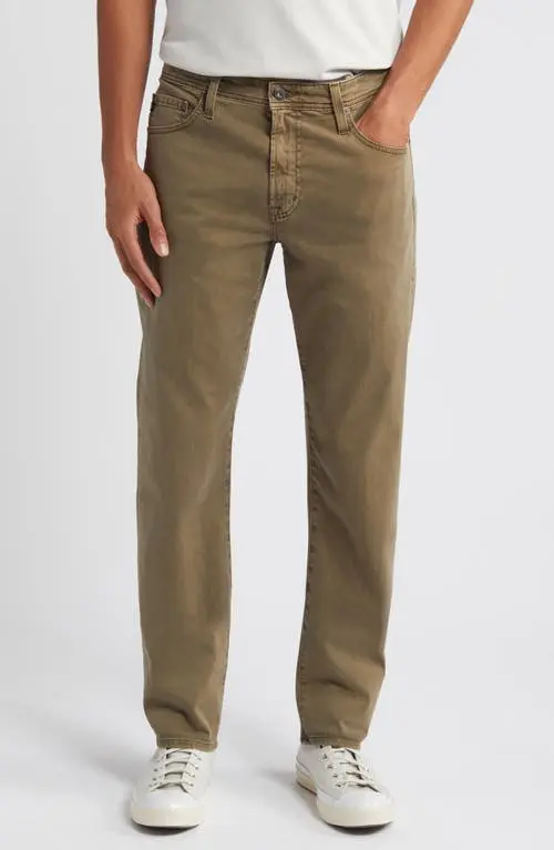 Ag Everett Slim Straight-leg Pants - Sulfur Cedarwood