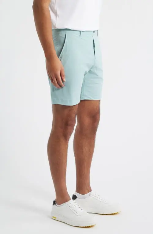 SWANNIES Bunker Flat Front Golf Shorts - Surf
