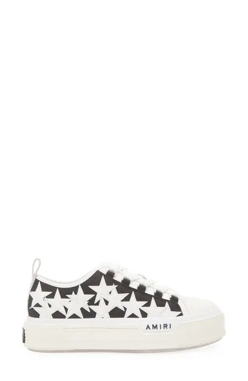 Amiri Stars Court Platform Sneakers - Black