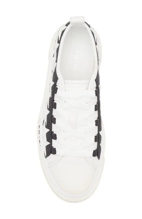 Amiri Stars Court Platform Sneakers - Black