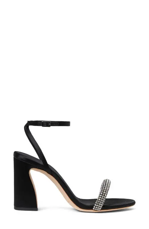LOEFFLER RANDALL Malia Ankle Strap Sandal - Black/diamond