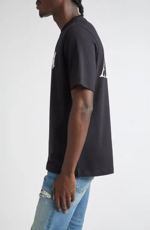 Amiri Ma Core Logo Garphic T-shirt - Black