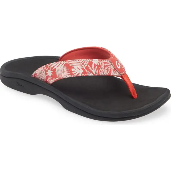 Olukai Ohana Flip Flop - Black/black