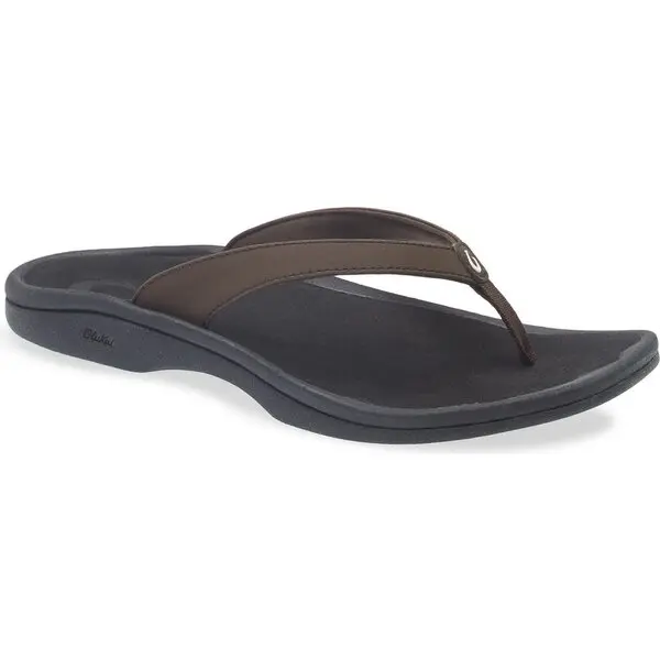 Olukai Ohana Flip Flop - Dark Java/black