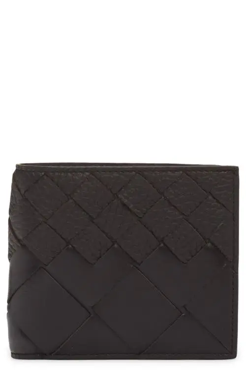 Bottega Veneta Intrecciato Dégradé Leather Bifold Wallet - 2145 Fondant-silver