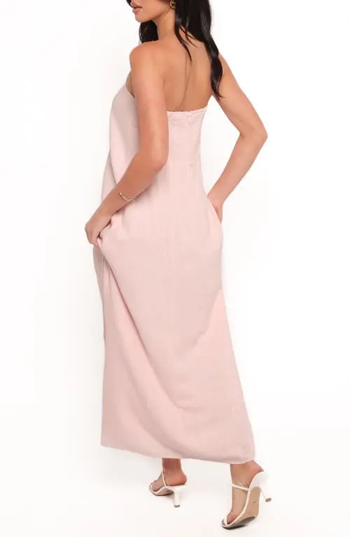 PETAL & PUP Strapless Maxi Dress