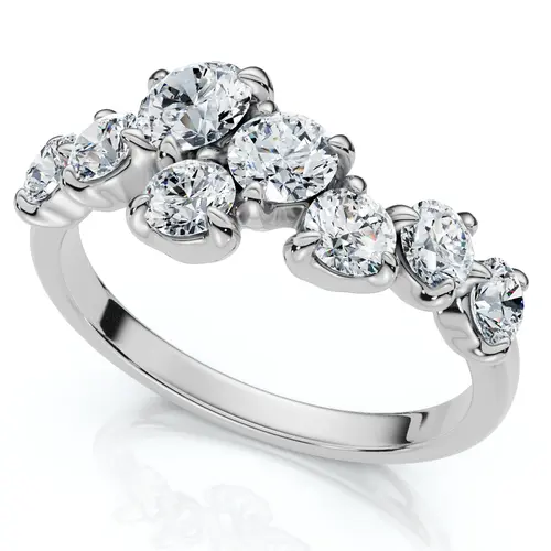 BLISS DIAMOND 1.00ct Diamond Constellation Anniversary Ring - Platinum