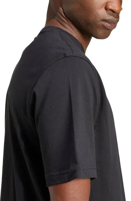 ADIDAS ORIGINALS Trefoil Essentials Cotton T-shirt - Black
