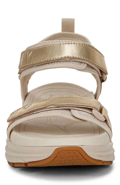 Vionic Walk Max Wanderer Sandal - Parchment/ Gold