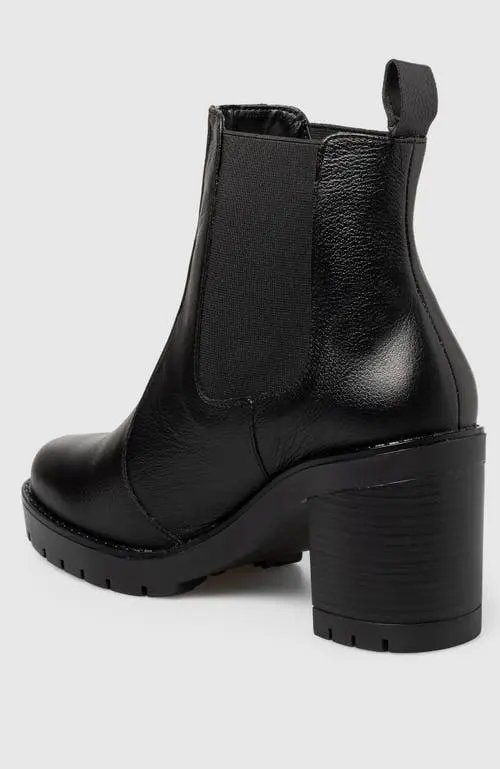 MANELA Pera Block Heel Chelsea Bootie