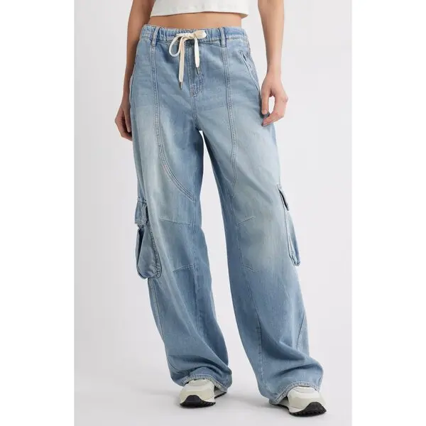 HIDDEN JEANS Cargo Barrel Jeans